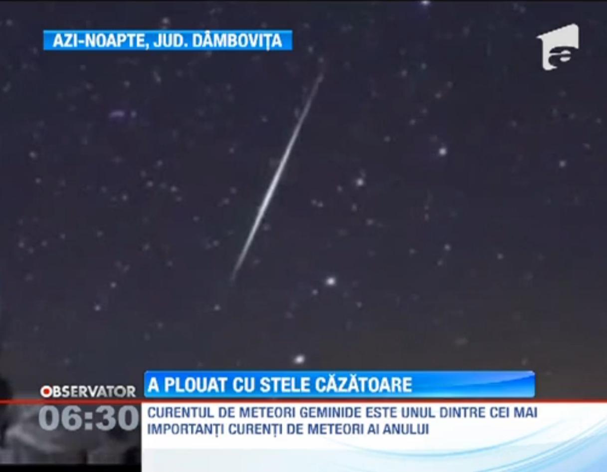 Spectacol pe cer, noaptea trecuta: Ploaie de stele cazatoare | Antena 1