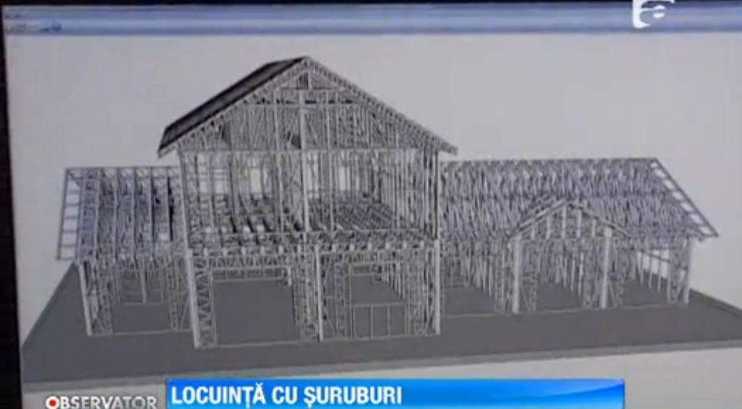 Asa se construieste o casa pe structura metalica! | Antena 1