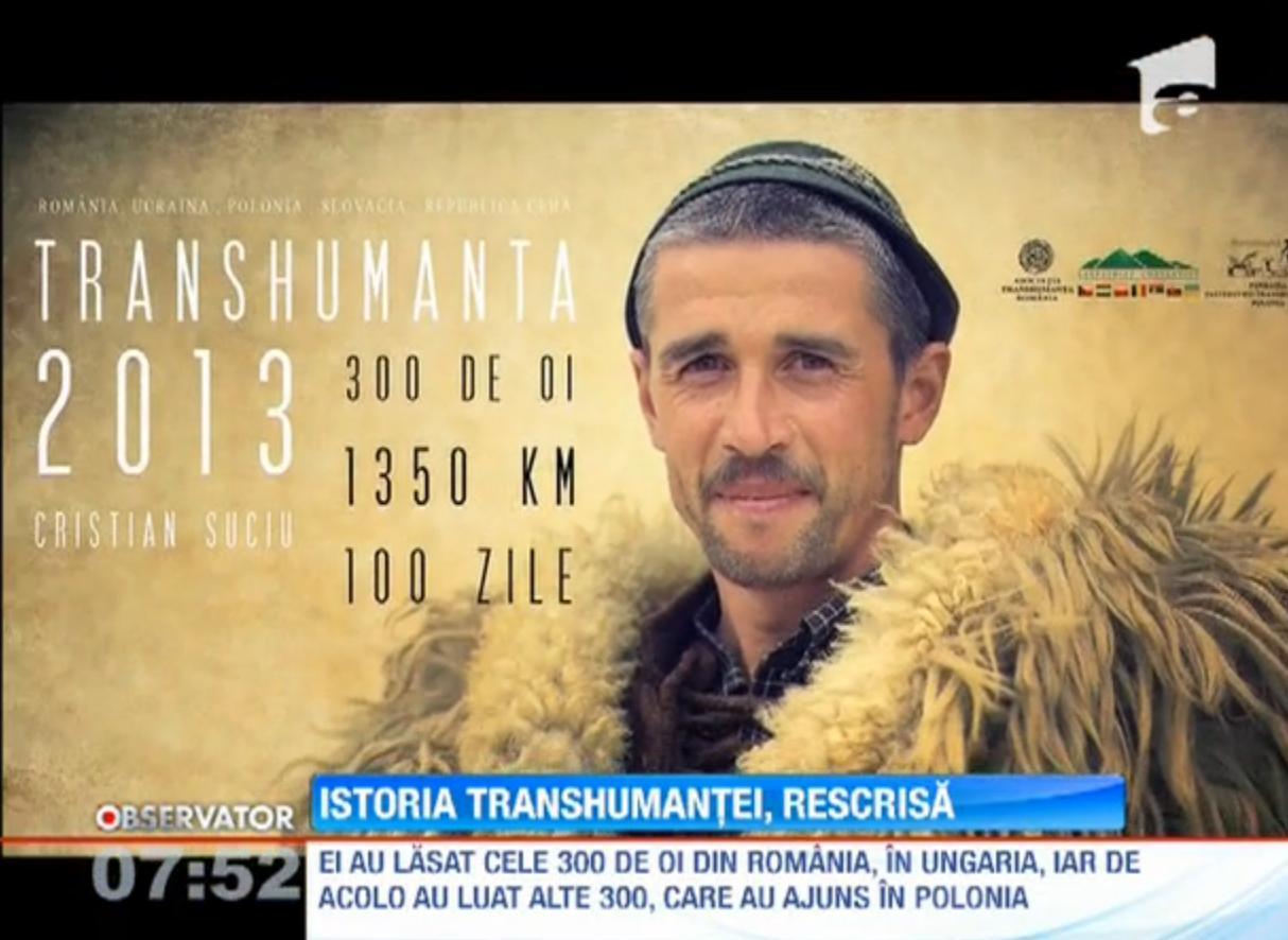 Transhumanta 2013: Un cioban din Brasov a strabatut 1.350 de kilometri ...