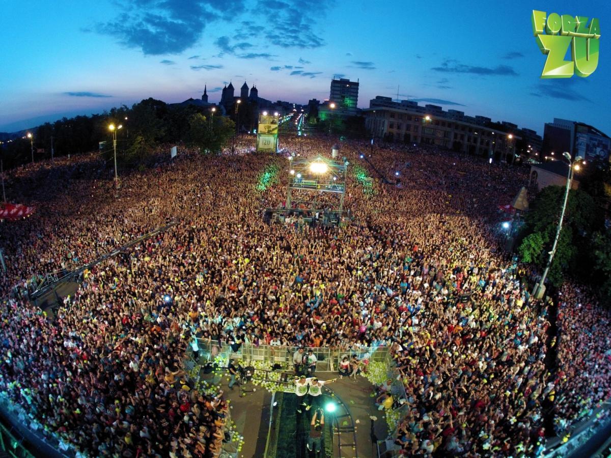 “Forza ZU - cel mai mare concert din România” se vede şi se simte în ...