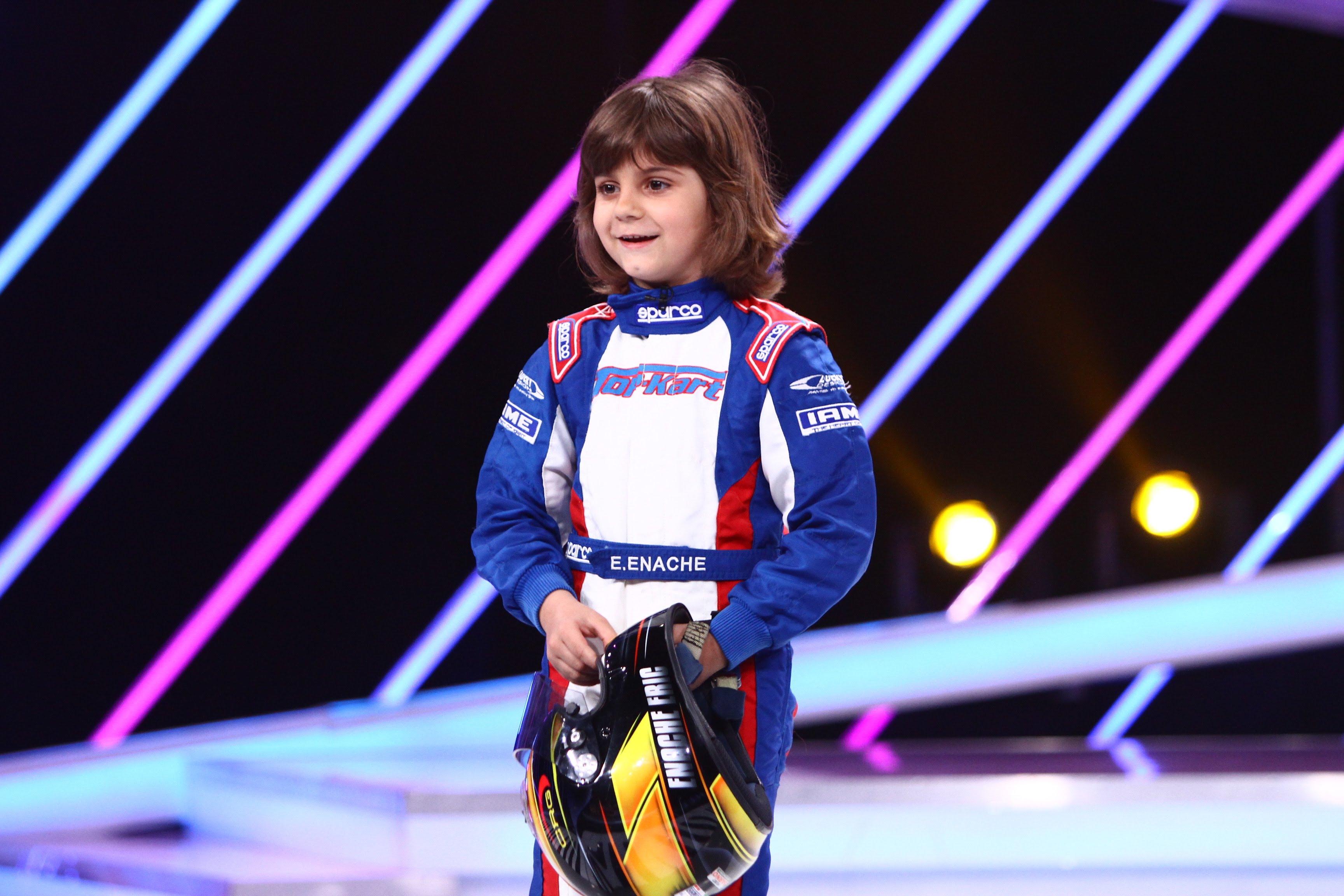 Eric Enache, primul pilot român de Formula 1?! Puștiul de șapte ani a ...