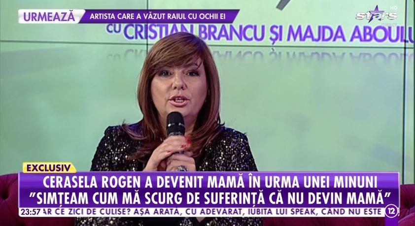 Cerasela Rogen a devenit mamă în urma unei minuni, atunci când medicii nu i-au mai dat nicio ...