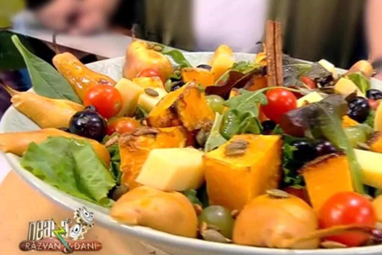 Salată din fructe de toamnă cu legume și brânzeturi | Antena 1