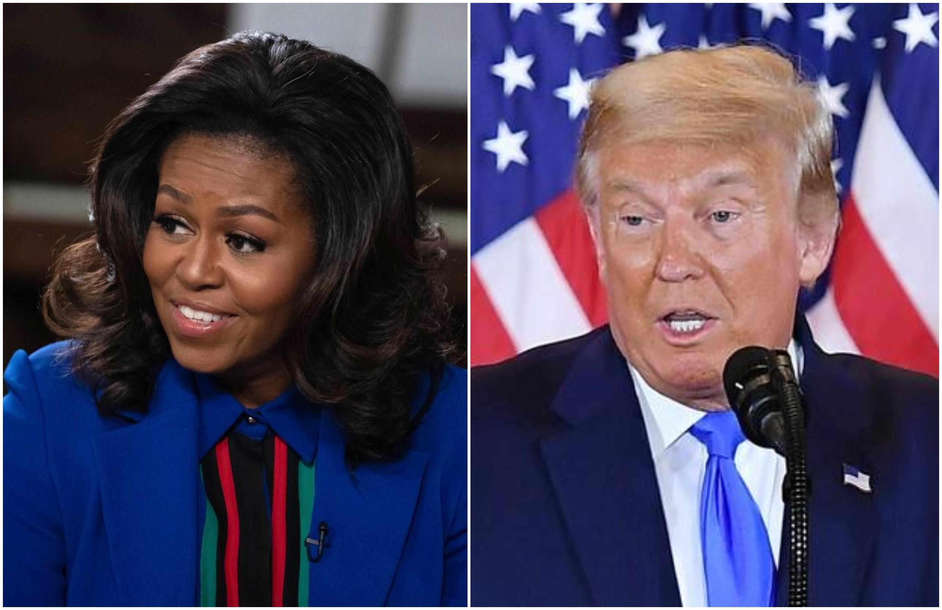 Michelle Obama și Donald Trump, desemnați cei mai admirați oameni din ...