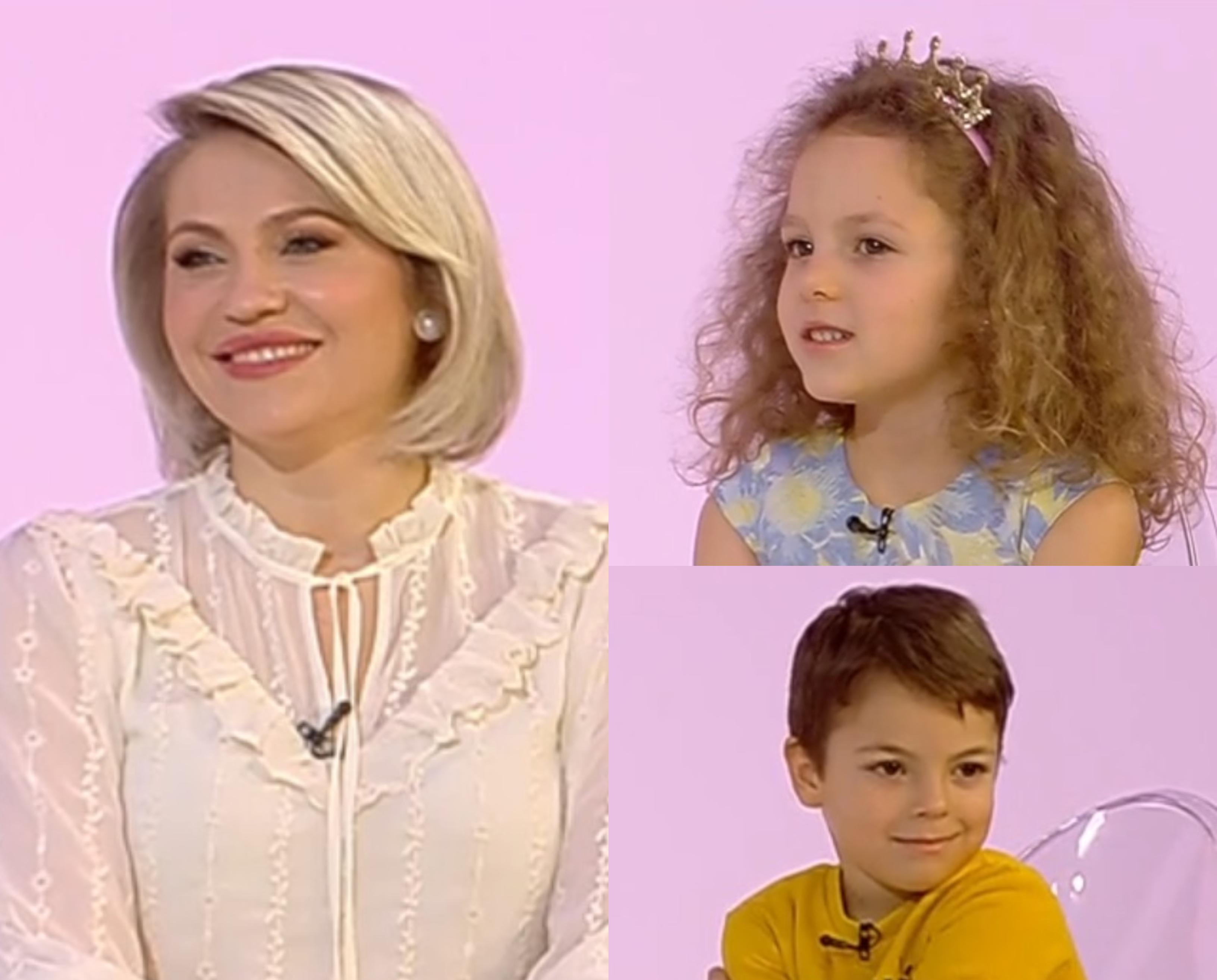 Mirela Vaida, alături de copilașii săi la televizor, dezvăluie cum ...