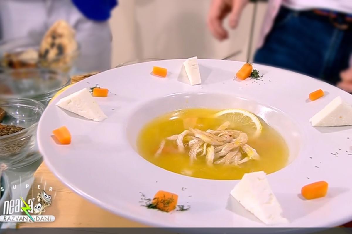 Supă de pui grecească. Rețeta lui chef Radu Darie la Super Neatza, 7 ...