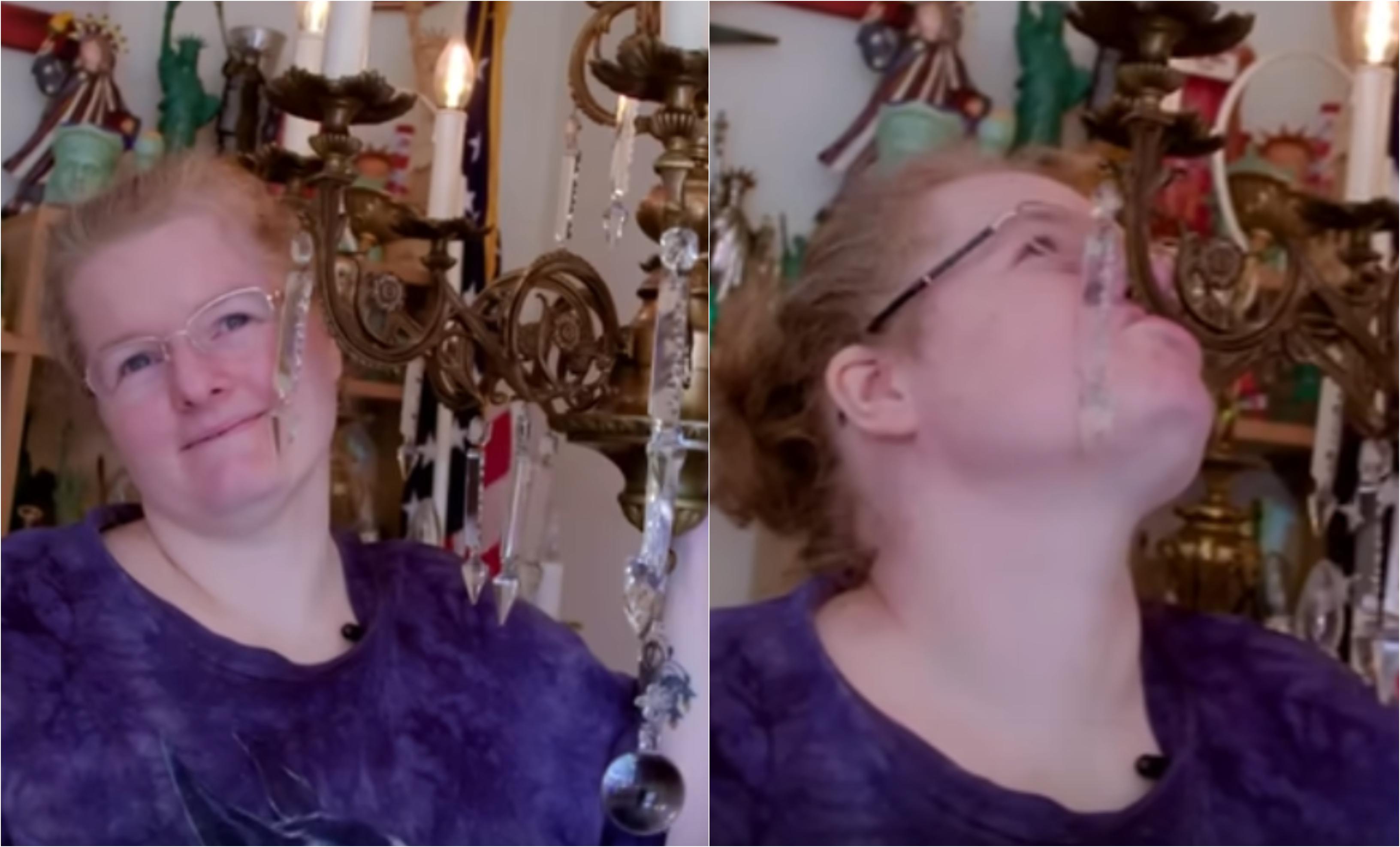 Amanda Liberty susține că este îndrăgostită de un candelabru pe nume ...