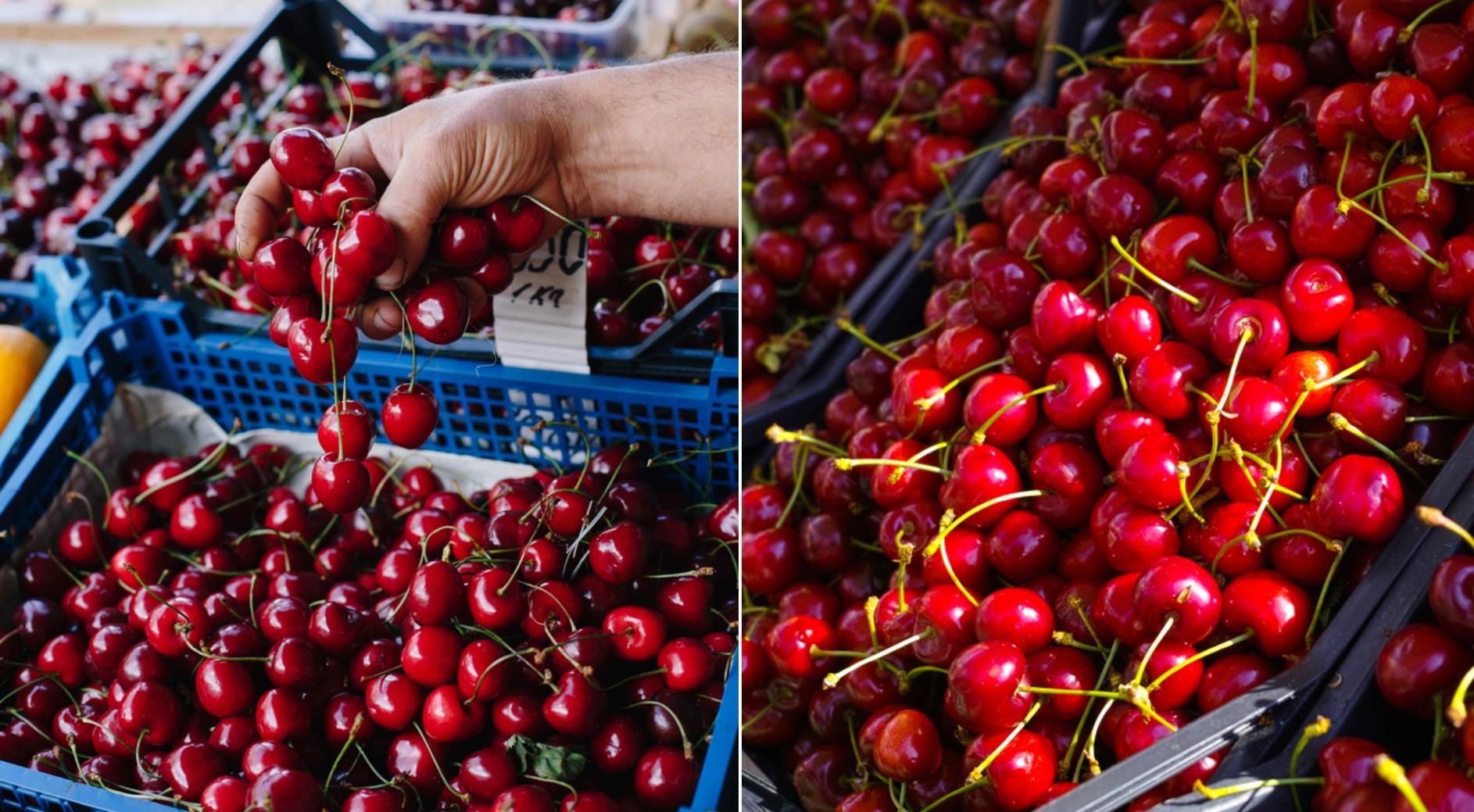 De unde poți cumpăra cireșe la un preț mai mic. Un kilogram de fructe ...