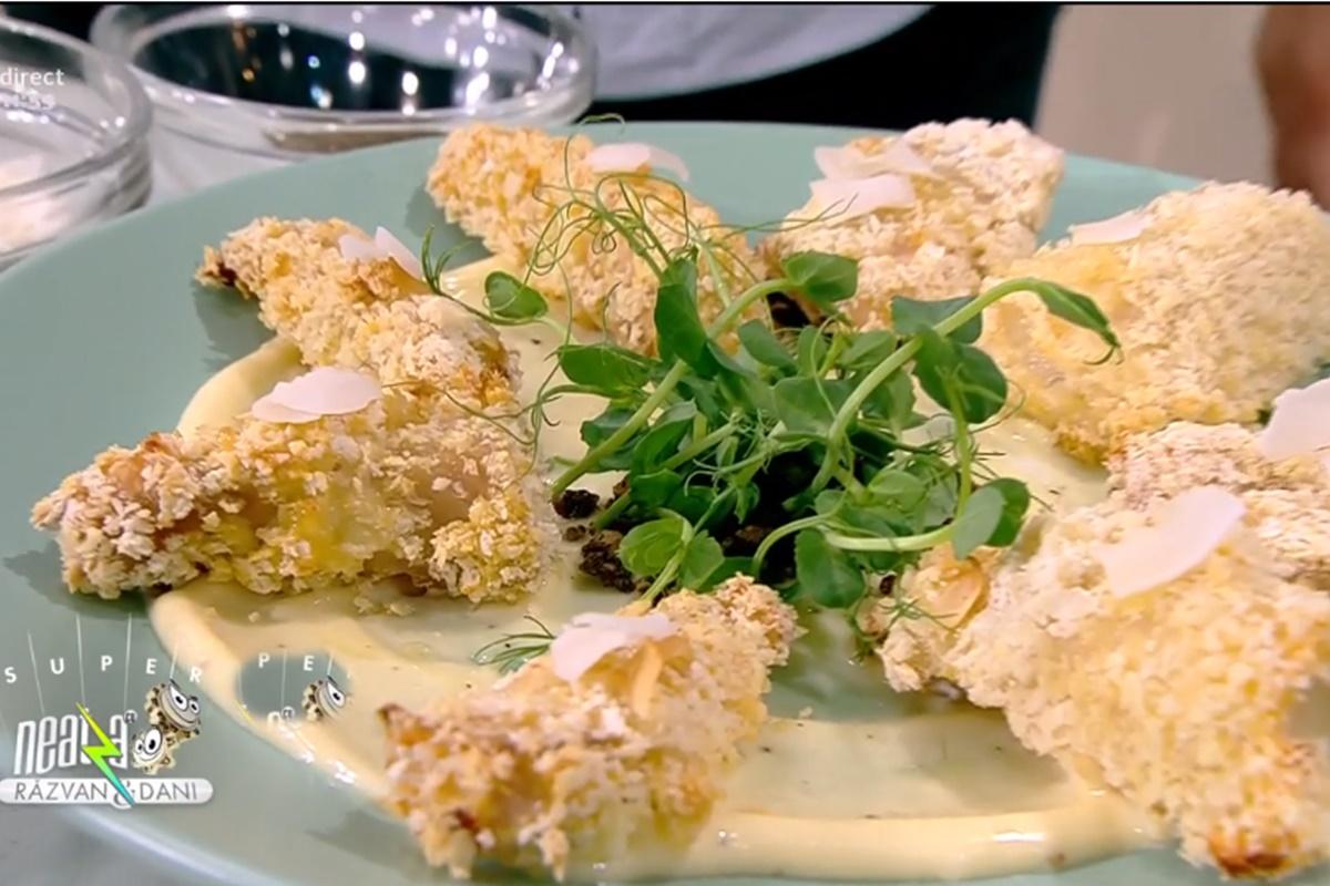 Fingers de șalău în crustă de cocos. Rețeta lui chef Radu Darie la ...