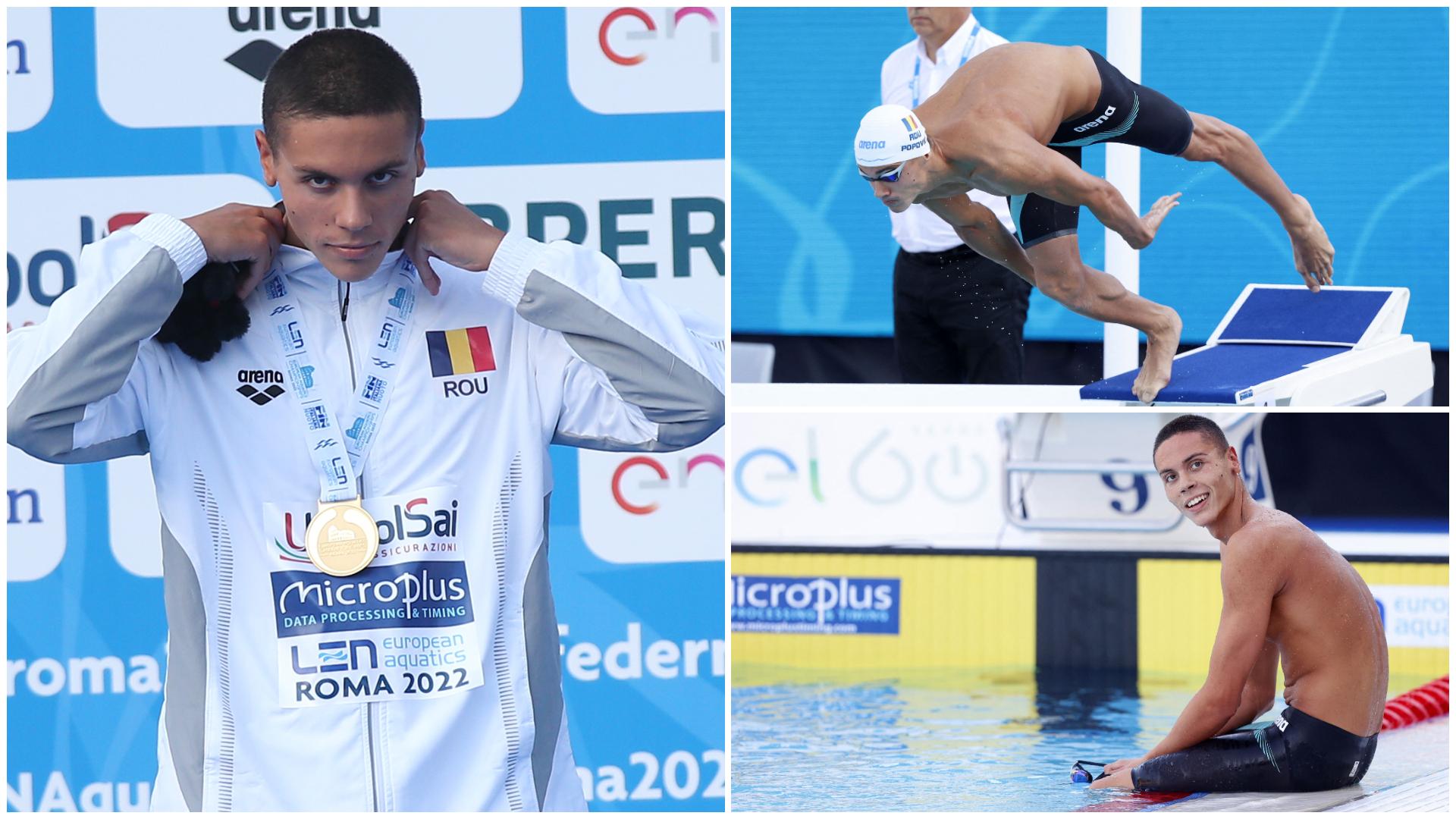 David Popovici a fost „curtat” de mai multe Universități americane ...