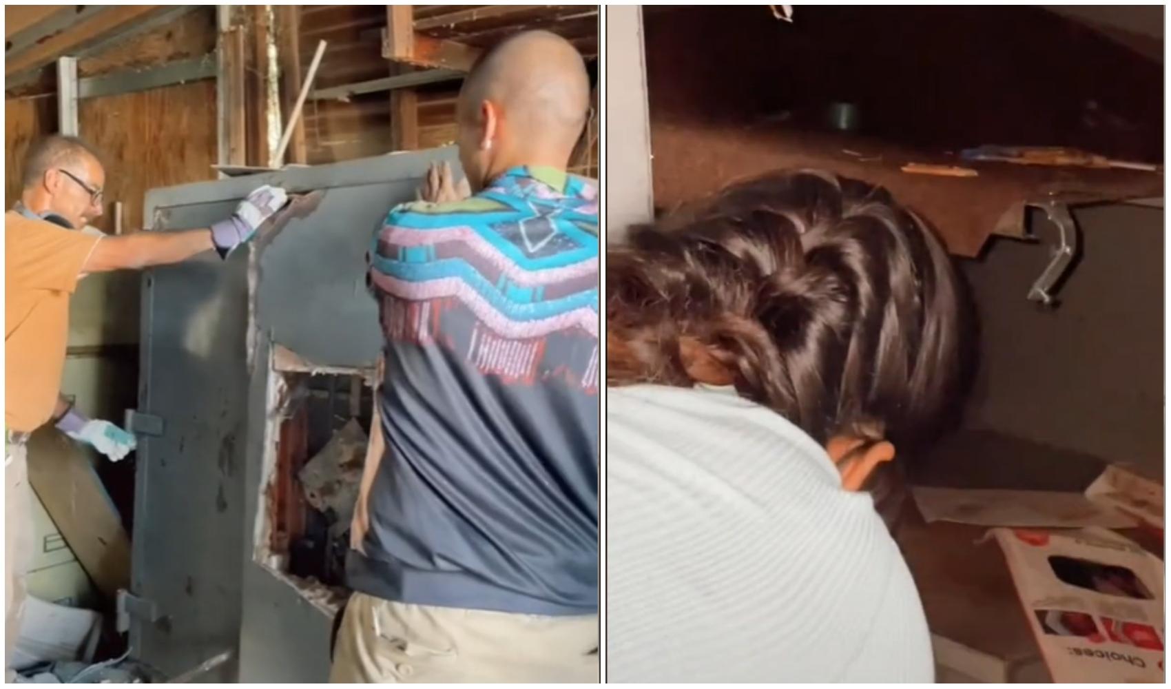 O tânără a cumpărat o casă fără s-o viziteze înainte și a găsit un seif vechi în ea. Ce ...