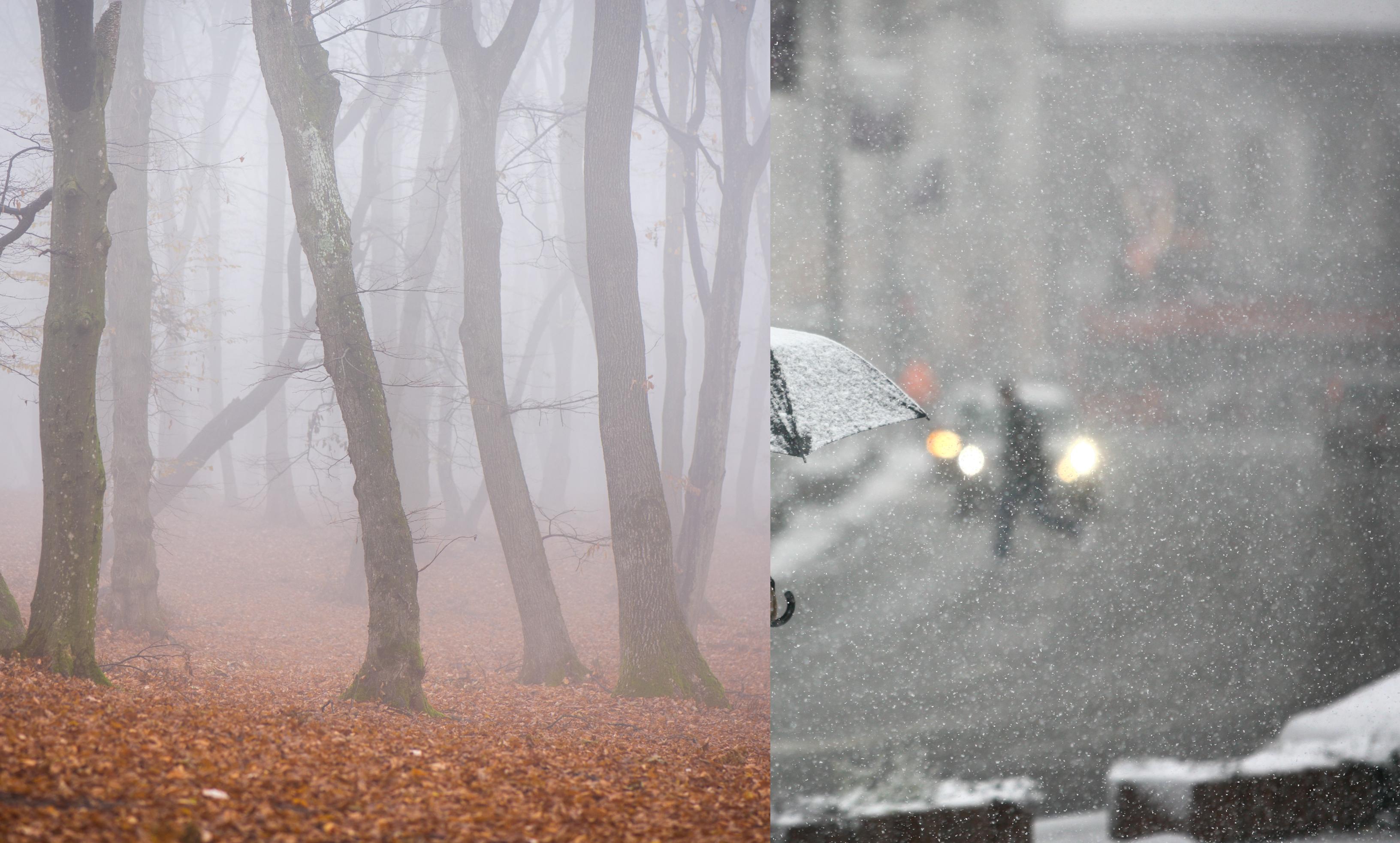 Ninsoare și lapoviță la munte, în România. Temperaturile au scăzut ...