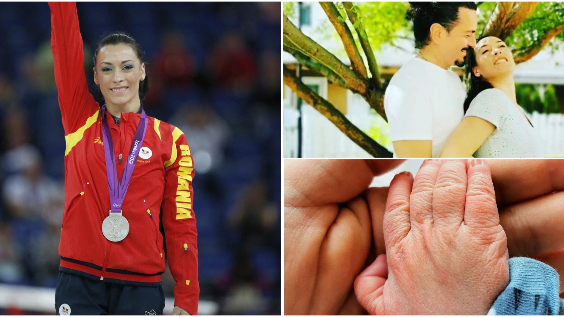 Prima imagine cu Cătălina Ponor și băiețelul ei. Fosta campioană la gimnastică a devenit mamă ...