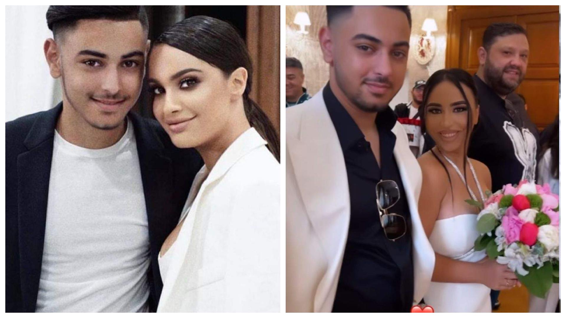 Primele imagini de la cununia lui Dani Stoian, fiul lui Florin Salam ...