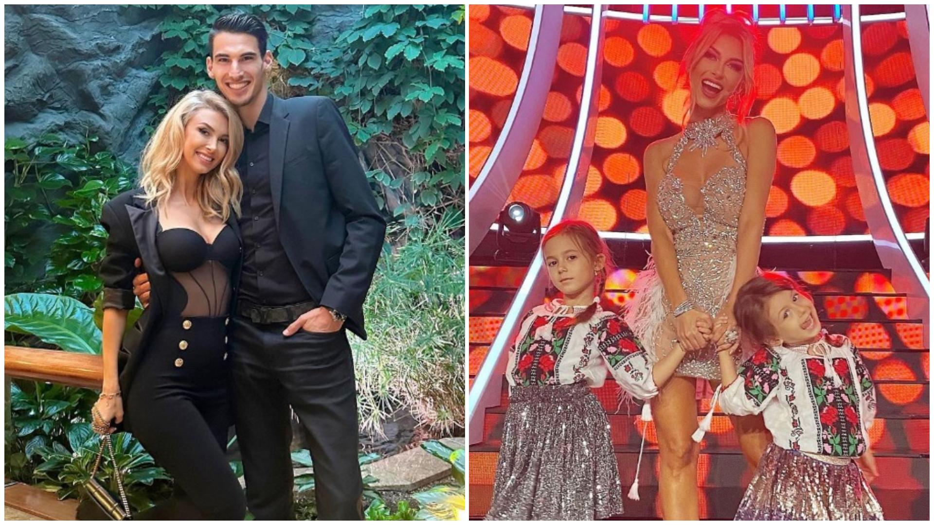 Victor Cornea s-a lăsat „coafat” de fiicele Andreei Bălan. Imaginea ...