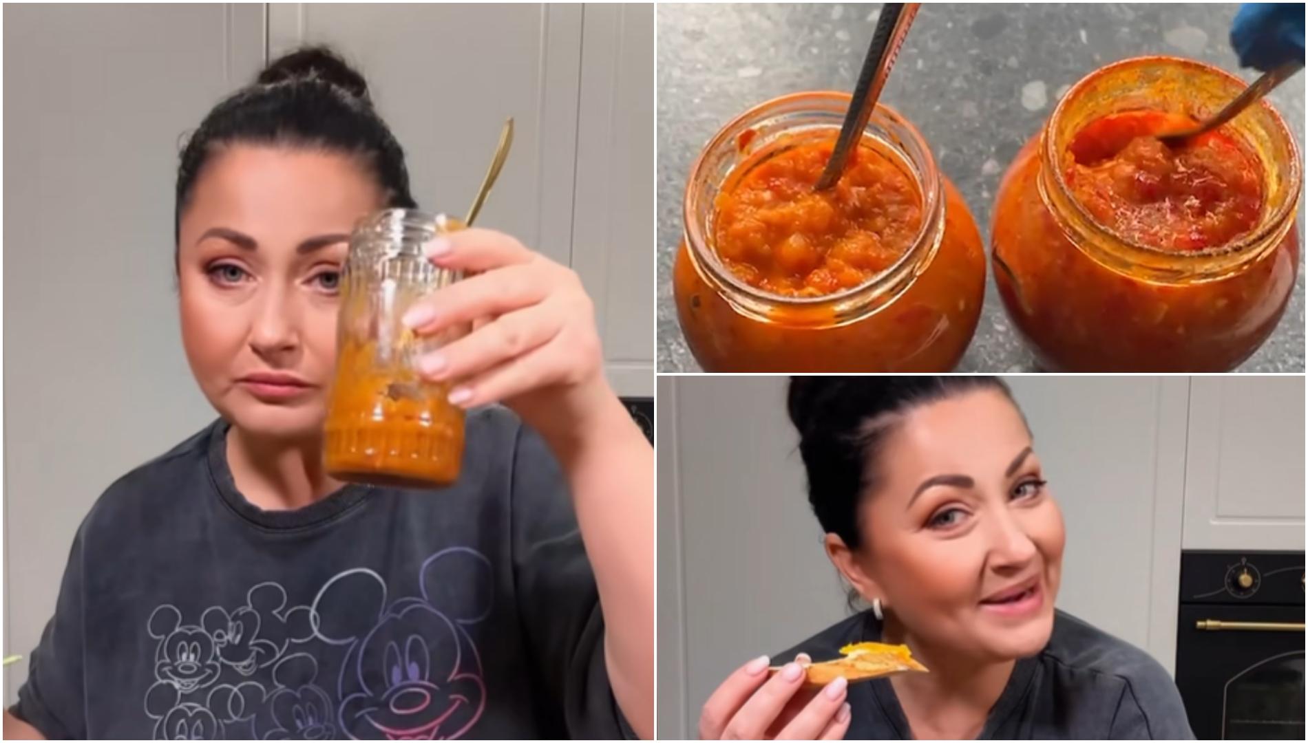 Cât cere Gabriela Cristea pentru un borcan de zacuscă gătită după ...